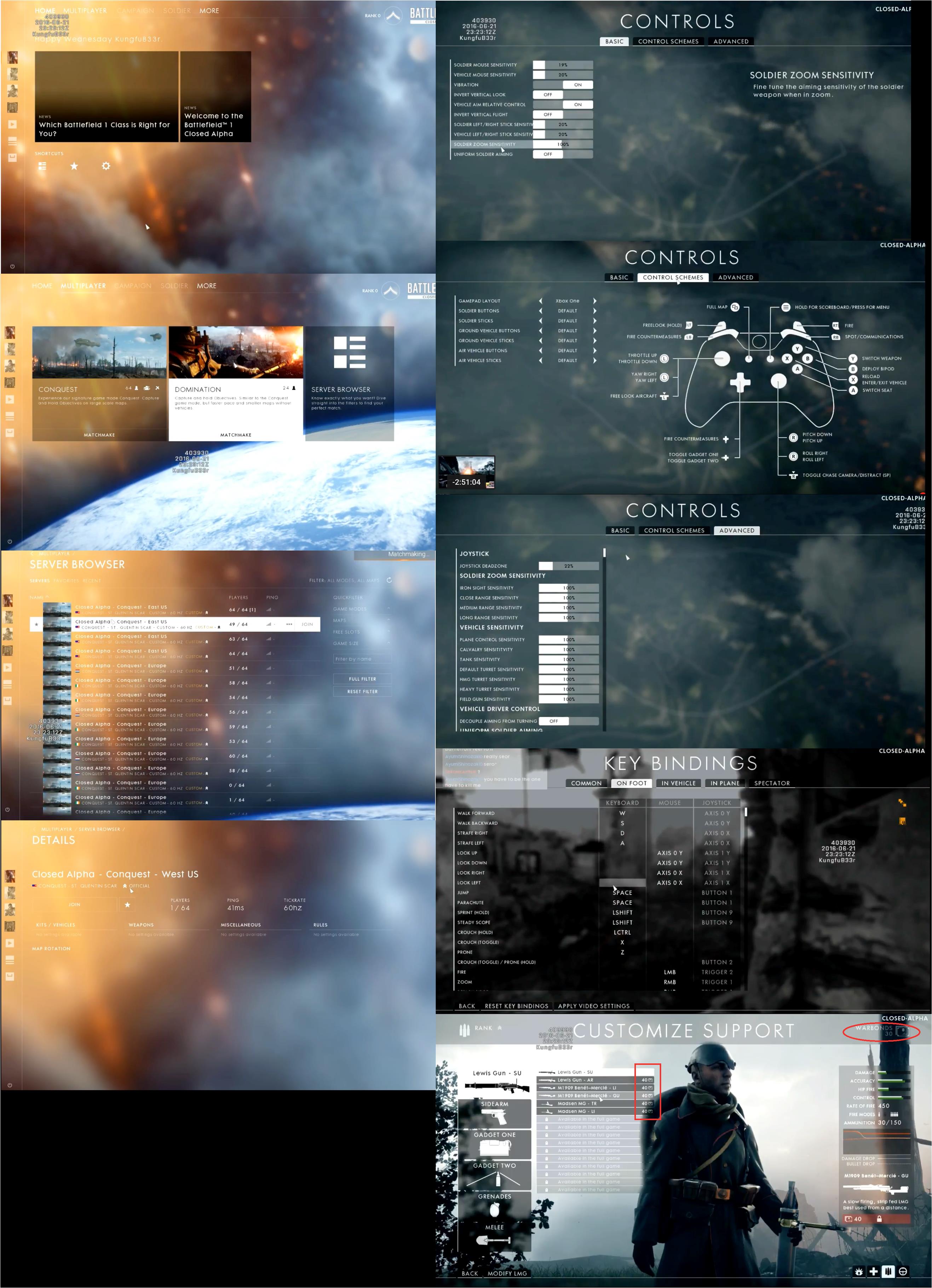 Battlefield 1 screenshots tonen de user interface - PlaySense